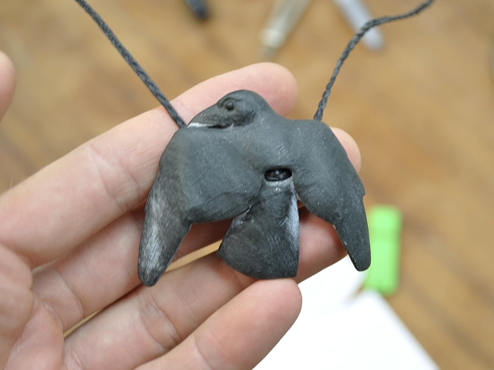 Black Jade Raven - Steps — A Carved Piece