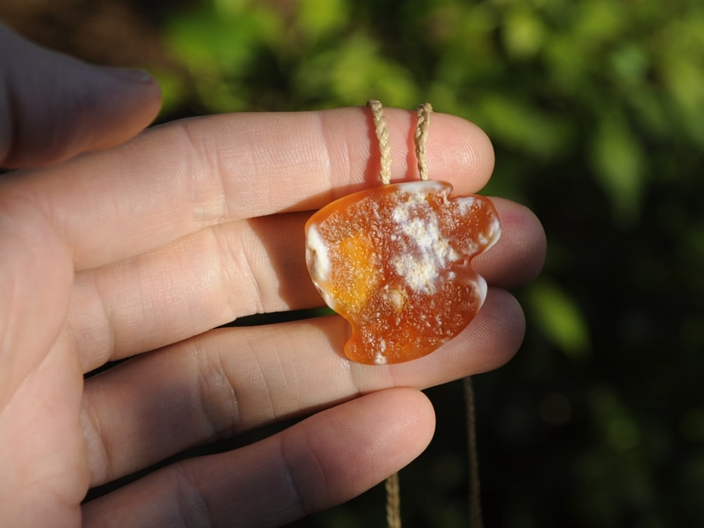 Small Flying Ruru - Carnelian — A Carved Piece